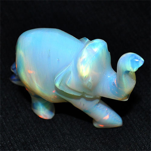 Hydro OPAL Elephant Amazing Rainbow Shine Shelf Decor, COLLECTION # ...