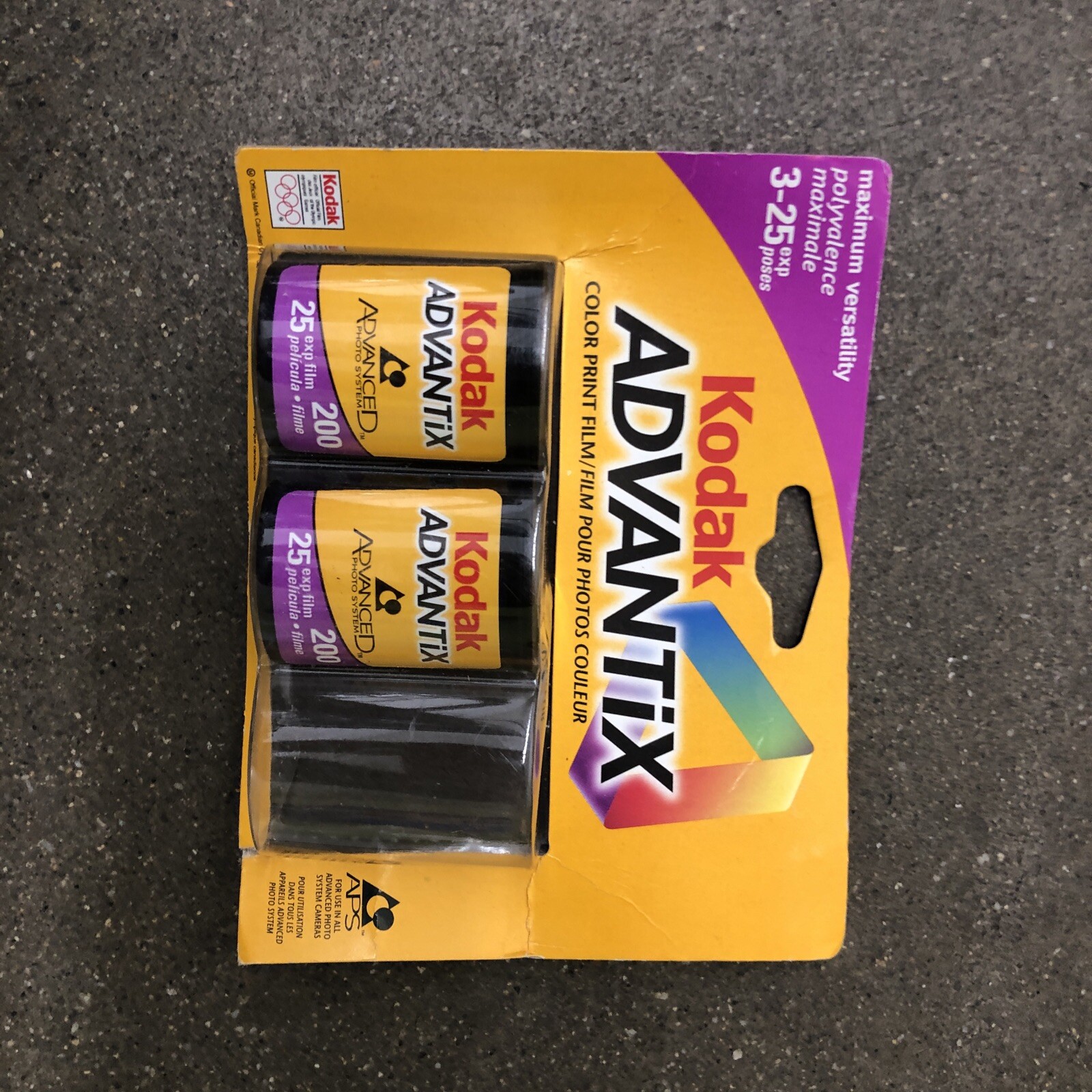 Kodak Advantix Advanced APS 200 /25 Exposure Color Print Camera Film | eBay