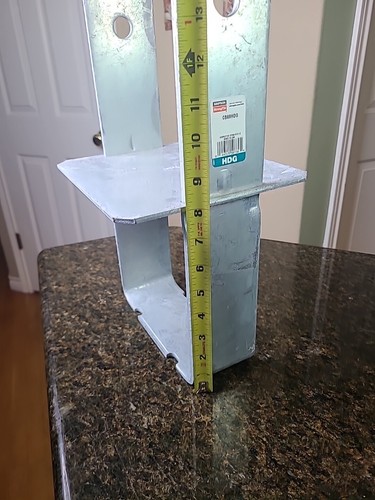 Simpson Strong-Tie CB88HDG 8 x 8 Column Base HDG HOT DIPPED GALVANIZED ...