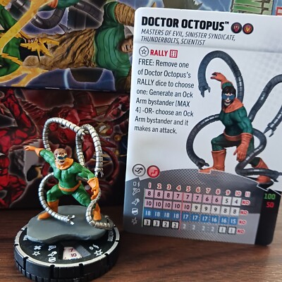 Marvel Heroclix DOCTOR OCTOPUS - 046 - SUPER RARE Spider-Man Beyond ...