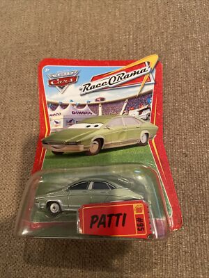 Disney Pixar World of Cars Patti #95 Race O Rama Die Cast Car New ...