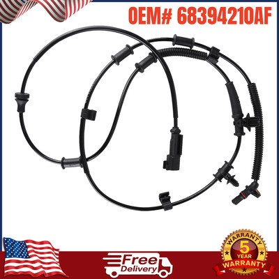 Wheel Speed Sensor Kit 68394210AF Fit For Jeep 2018 2019 2020 2021 2022 ...