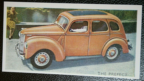 FORD PREFECT Vintage 1953 Illustrated Card LD14MS | eBay