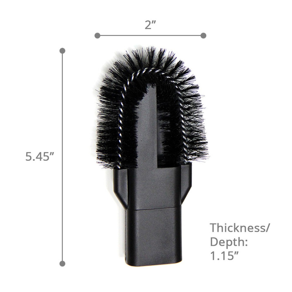 Refuelergy 25" Long Crevice Tool Attachment 1.25" with Removable Brush ...