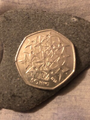 VERY RARE 50p Pence 1998 EURO Stars 1973-1998 Coin /Collectors Must ...