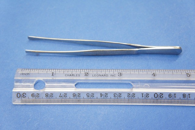 Fisher General-Purpose Broad-Tipped Forceps 4 1/2" Cat 10-300 for sale ...