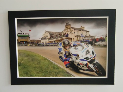 High Quality A2 poster print * Guy Martin + Creg-ny-Baa, Isle of Man TT ...