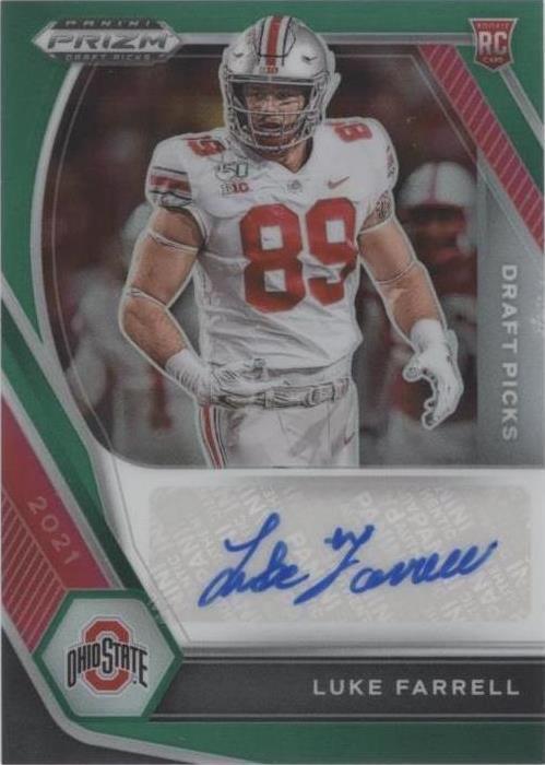 2021 Panini Prizm Draft Picks - Draft Picks Autographs Luke Farrell # ...