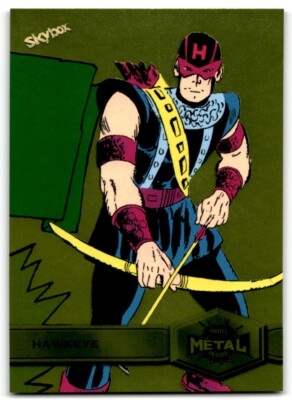 2021 Marvel Metal Universe Spider-Man Hawkeye Hi-Series #131 Light FX ...