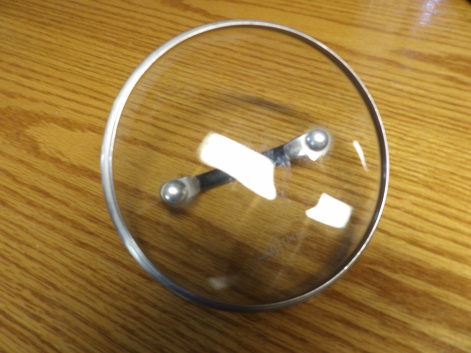 Calphalon Stainless Steel Glass Simply Calphalon Lid 5 5/8 OD 6 1/4 ID ...