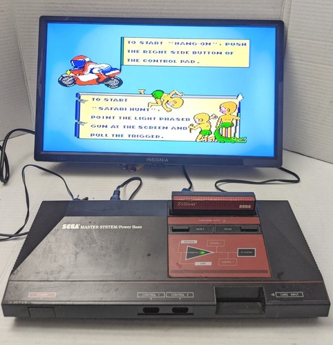 Sega Master System Power Base Console Model 3010 with 2 Games Bundle | eBay