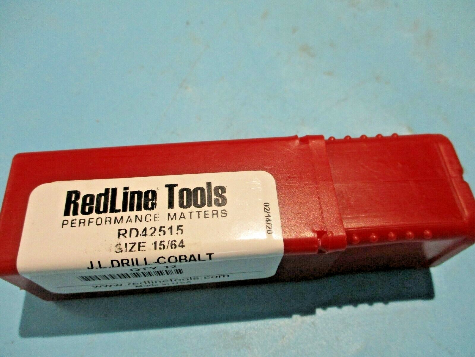 NEW BOX OF 12 REDLINE TOOLS 15/64" J.L.DRILL BIT COBALT | eBay