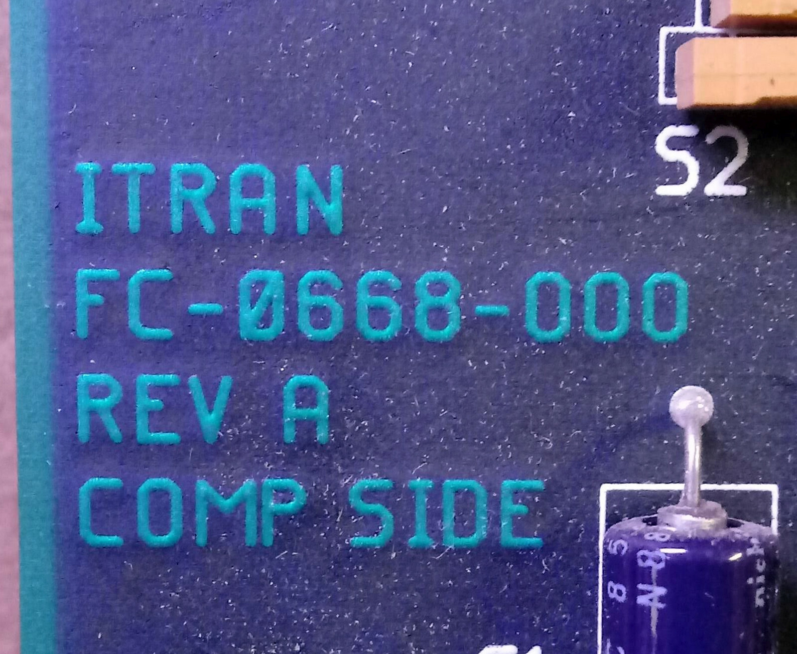 1 USED ITRAN FC-0668-000 REV A. SENSOR SELECT CONTROL BOARD ***MAKE ...