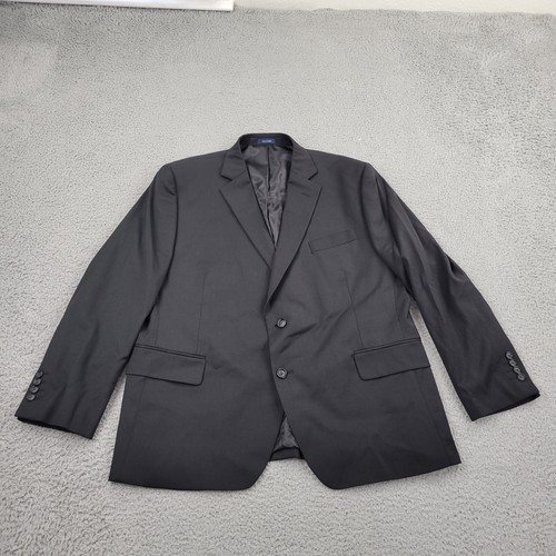 Stafford Blazer Mens 46S Wool Classic Travel Stretch Suit Jacket Sport ...