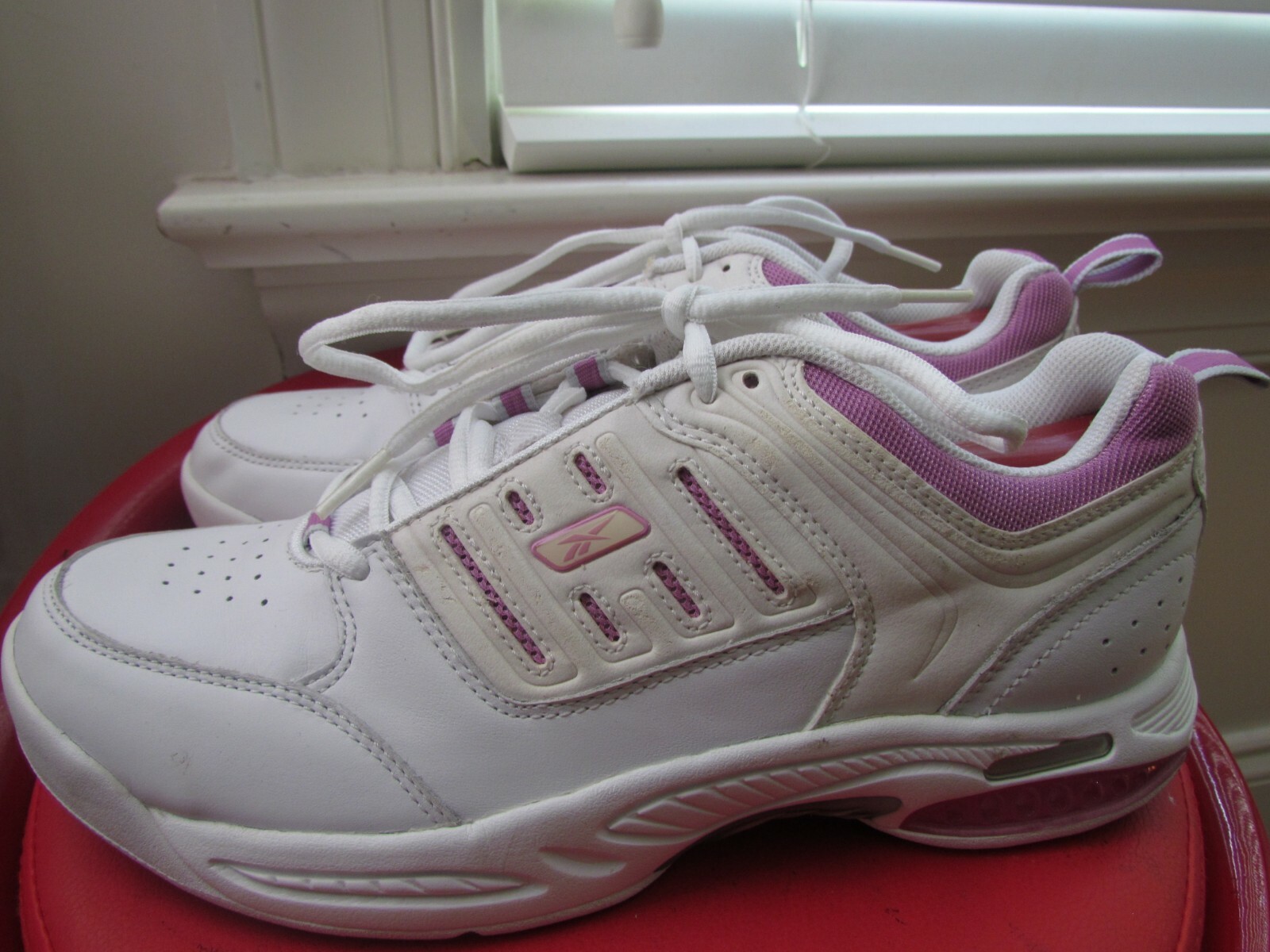 REEBOK DMX SHEAR LEATHER WOMEN'S TENNIS SHOES SIZE 9.5 | eBay