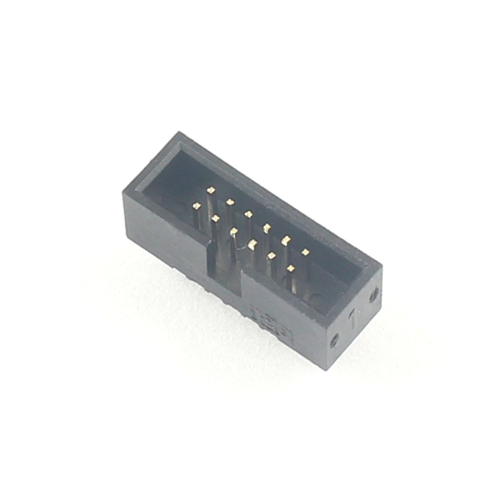 5Pcs 1.27mm Pitch 2x6 Pin 12 Pin Straight Male Shrouded Box Header IDC ...