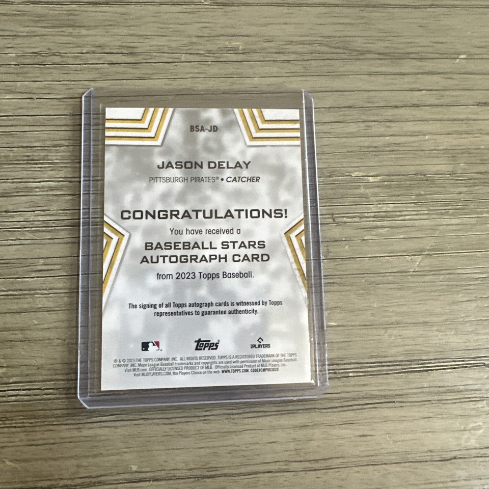 JASON DELAY RC AUTO - 2023 Topps Series 2 Baseball Stars #BSA-JD ...