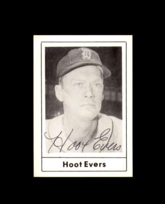 Hoot Evers Signed 1978 Grand Slam Detroit Tigers Autograph | eBay