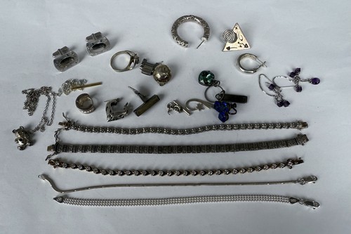 Huge 101 Gram Sterling Silver Mostly Wearable Scrap Jewelry Lot | eBay