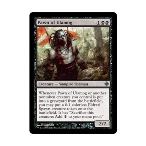WOTC MtG Rise of the Eldrazi Pawn of Ulamog (U) EX | eBay