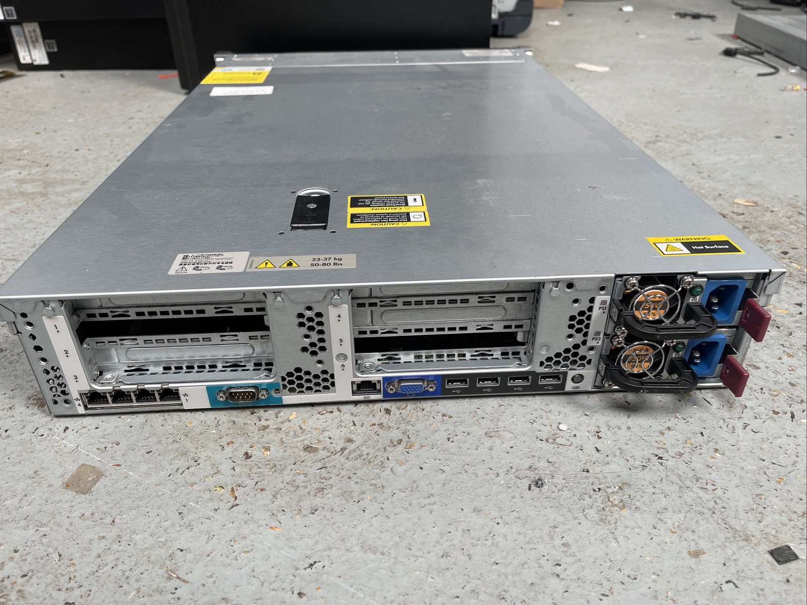 HP PROLIANT DL380P G8 X2 XEON E5-2665 CPU @ 2.4GHZ, 64GB RAM NO HDD NO ...