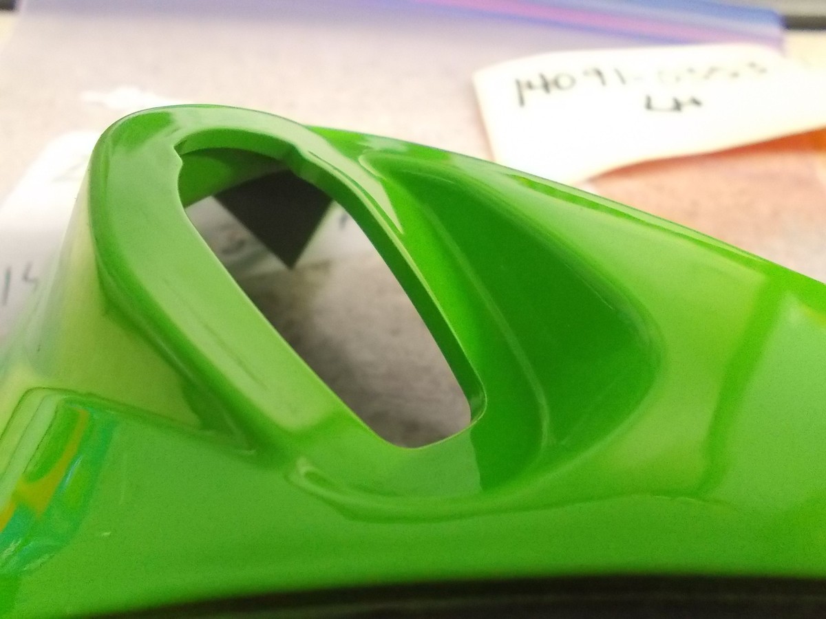 NOS OEM Kawasaki LH Signal Lamp Cover Green 2005-2006 ZX-6R NOS OEM Kawasaki LH Signal Lamp Cover Green 2005-2006 ZX-6R