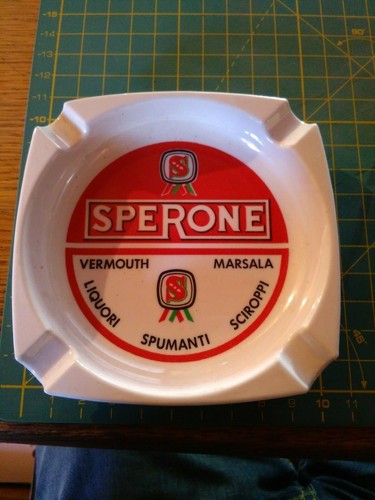 Posacenere pubblicitario plastica MEBEL MADE IN ITALY SPERONE VERMOUTH ...