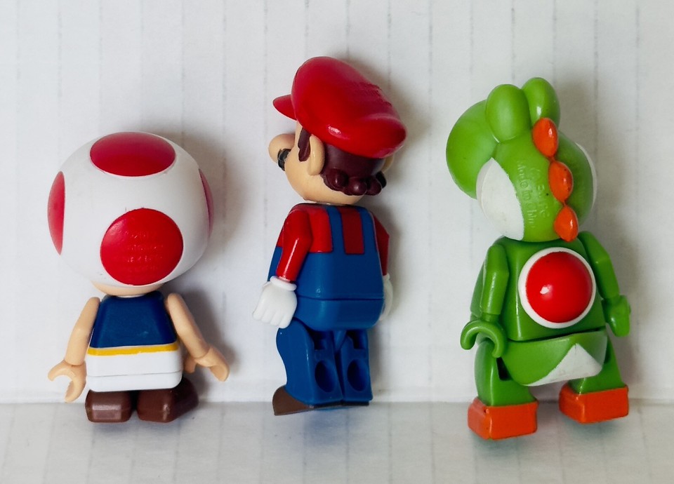 KNEX Mario Kart Mini Figures Nintendo Mario Toad Yoshi K'NEX | eBay