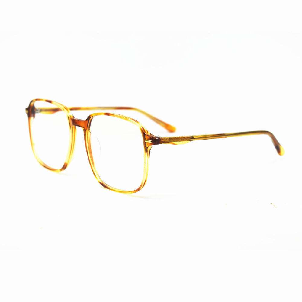 Oversize Hand Made Acetate Eyeglass Frames Full Rim Glasses Myopia Rx ...