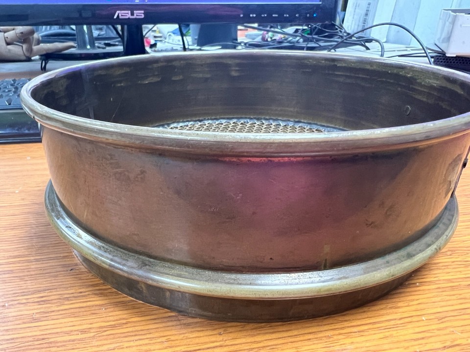 👀 DUAL MFG. CO. NO. 6 US STANDARD SIEVE SERIES 3.36 OPENING MM 0.132 ...