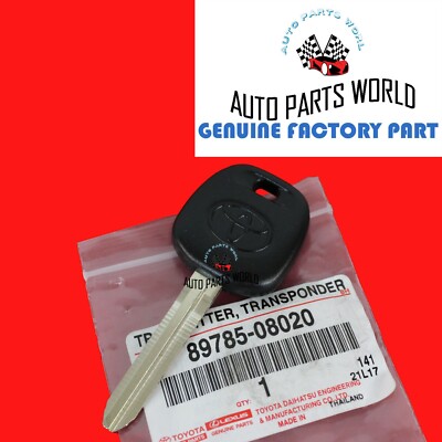 GENUINE OEM TOYOTA TACOMA UNCUT TRANSPONDER KEY MASTER TRANSMITTER ...