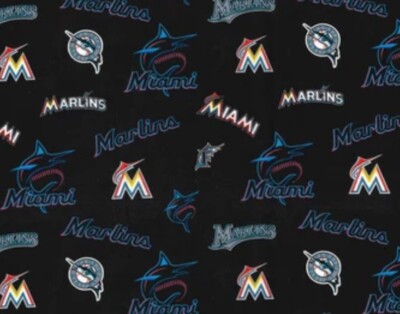 Doll Sensory Toy Miami Marlins Cotton Gift NWT Hand Made New Born Fan ...