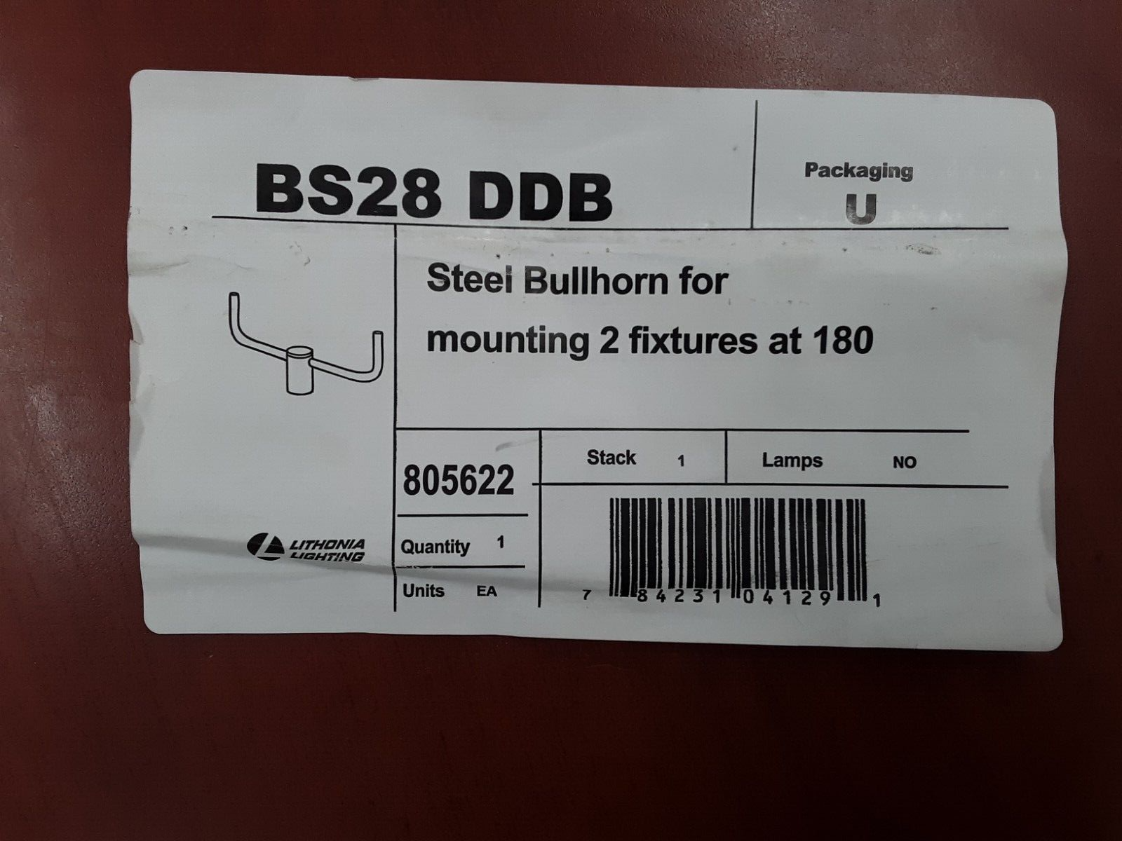 Lithonia Lighting BS28 DDB U Steel Bullhorn for 2 fixtures | eBay