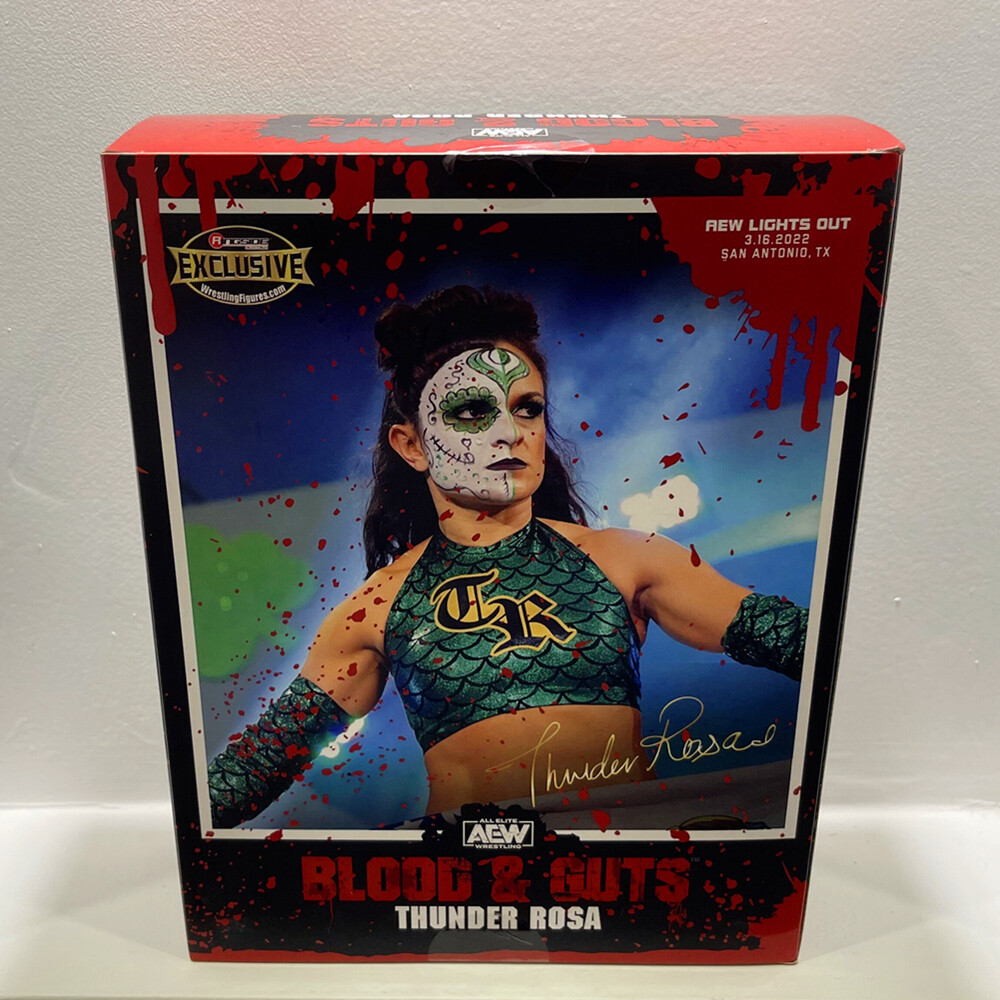 Blood & Guts AEW Thunder Rosa Lights Out Elite Wrestling Action Figure ...