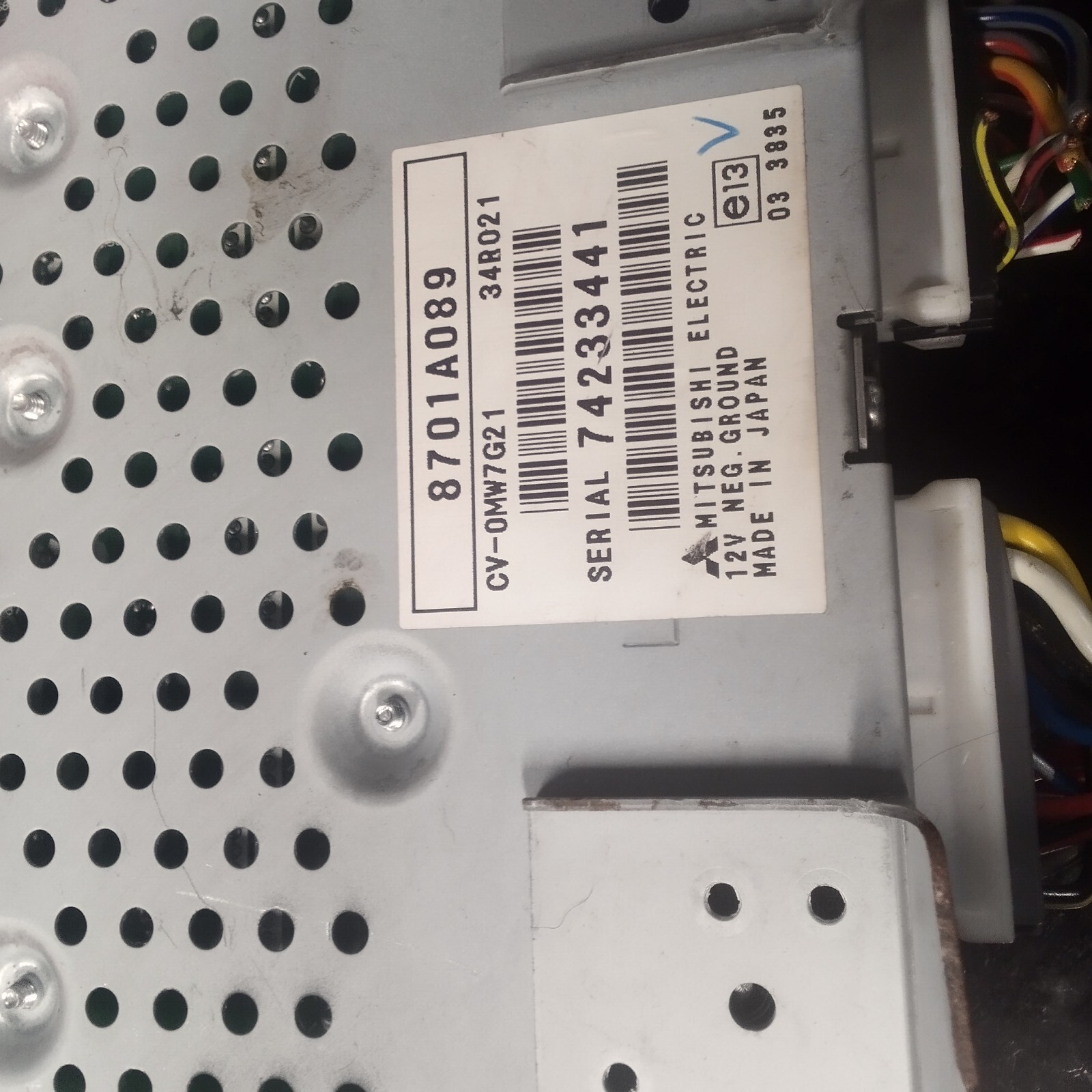 SELLER 2008-2013 Mitsubishi Lancer Outlander Amplifier OEM 8701A382 for ...