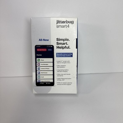 Lively Jitterbug Smart4 Smartphone for Seniors - Cell Phone for Seniors ...