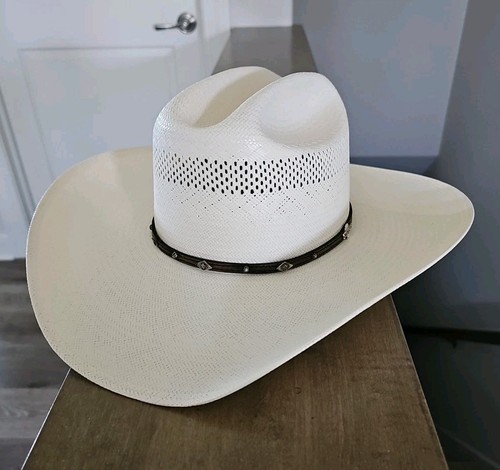 Stetson Lobo 10X Straw Cowboy Hat, Size 7-1/8, E/C -No Box | eBay