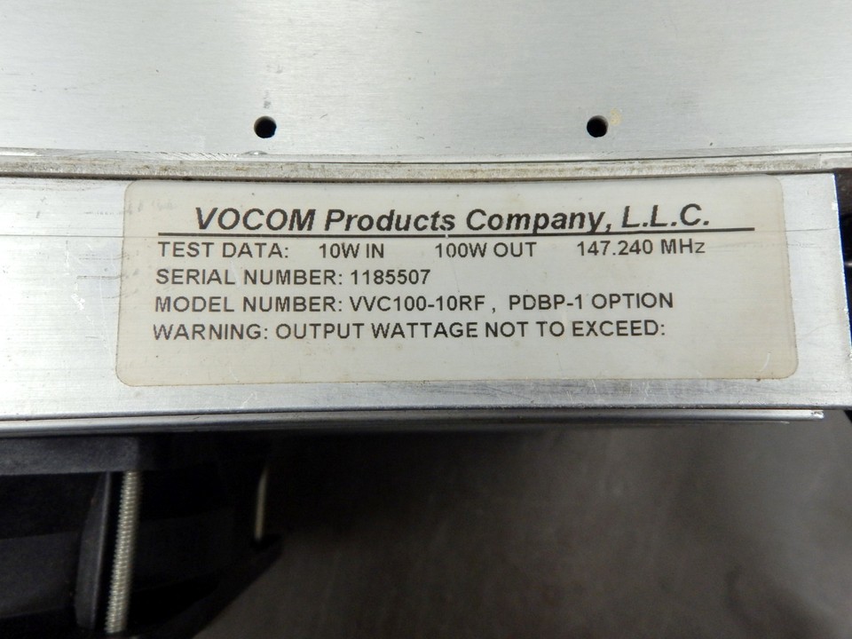 VHF FM REPEATER BASESTAION 100-WATT RF AMPLIIER RACK MOUNT | eBay