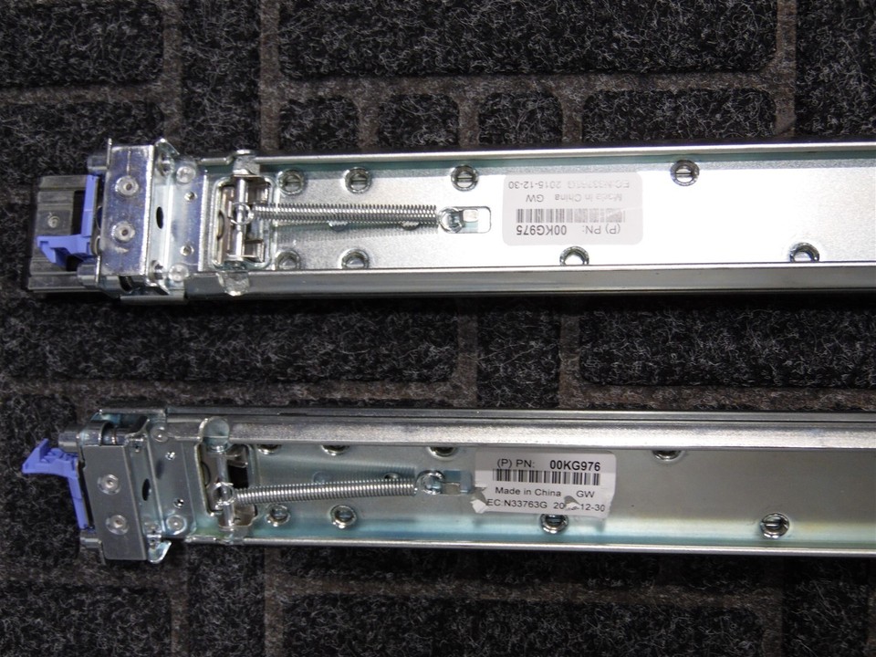 IBM X3550 X3650 M5 RACK RAIL LEFT & RIGHT KIT KG975 KG976 00KG975 ...