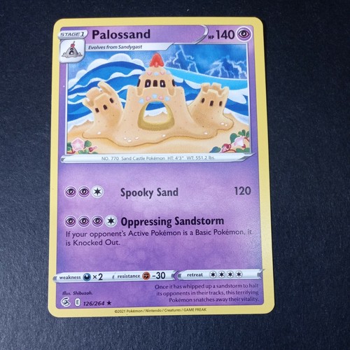 Palossand 126/264 Swsh08: Fusion Strike Regular for sale online | eBay