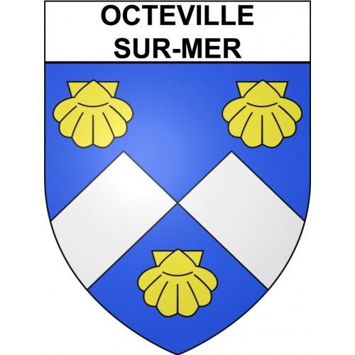 Octeville-sur-Mer 76 ville Stickers blason autocollant adhésif | eBay
