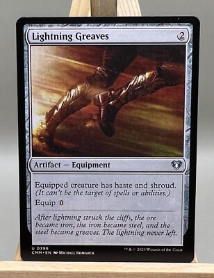 MTG Lightning Greaves 398 CMM Commander Masters NM/M Uncommon Magic | eBay