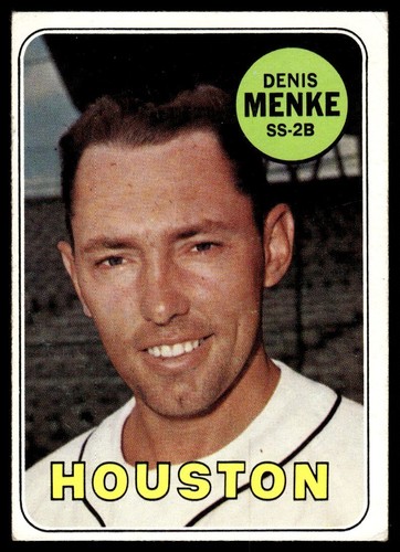 1969 Topps Baseball Denis Menke Houston Astros #487 VG-EX | eBay