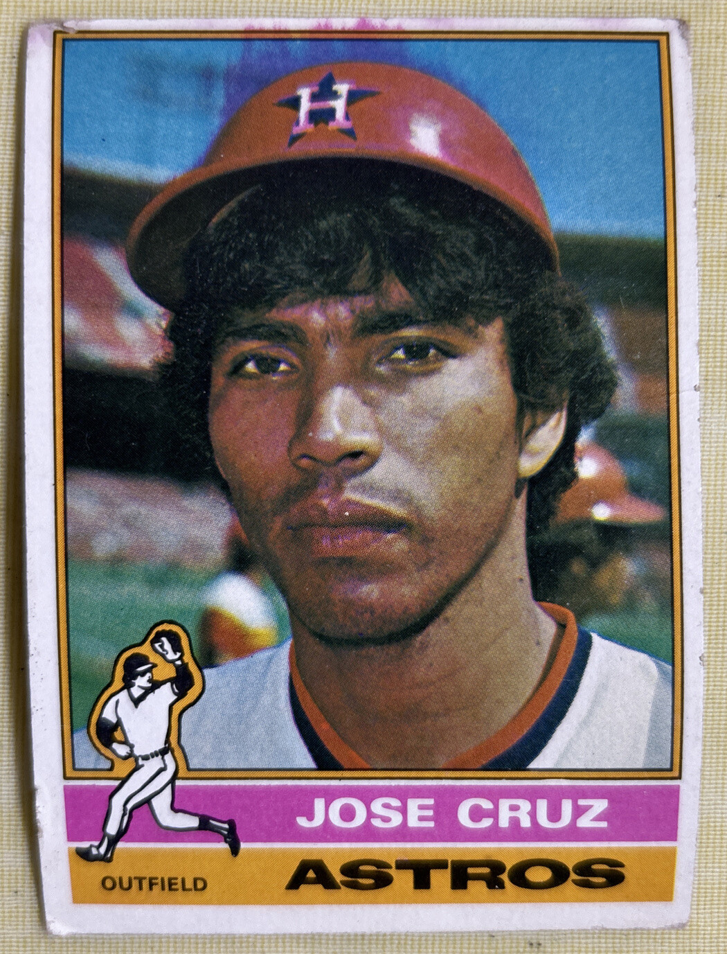 1976 Topps Jose Cruz Baseball Card #321 Astros Low-Grade Poor Stained ...