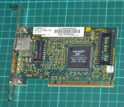 3Com 3C905B-TX Fast Etherlink XL PCI network card NIC 10/100 | eBay ...