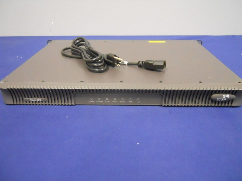 3COM 5012 3C13701-US Router 10/100BASE-T Port Dual T1 HSSI 2x 3C13720 ...
