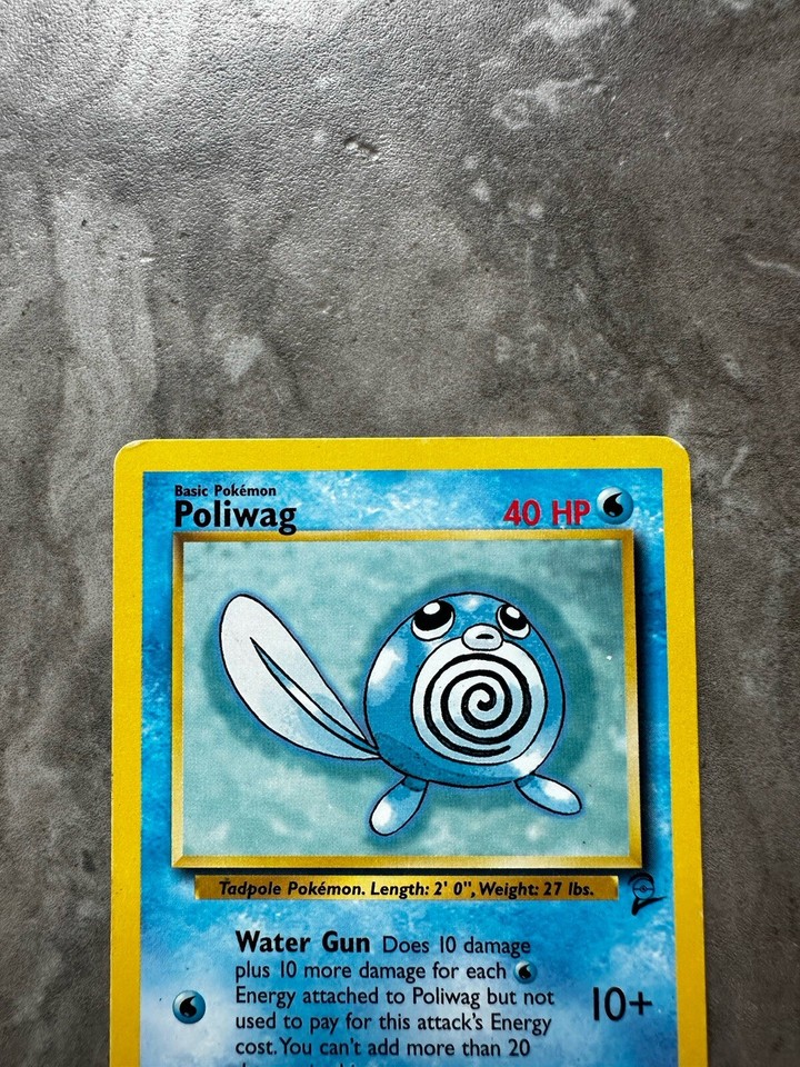 Pokémon TCG Poliwag Base Set 2 88/130 Regular Unlimited Common | eBay