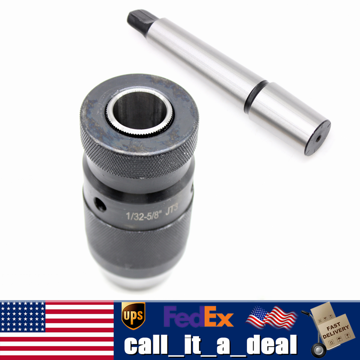 Ball Bearing Drill Chuck Industrial Drill Chucks 1/32-5/8" 3JT Pro ...