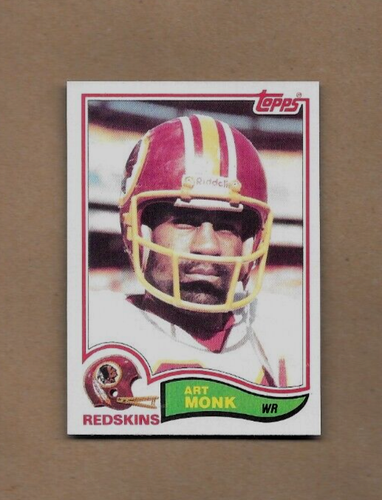 1982 Topps Football Art Monk Rookie Card #515 Hall of Fame! Redskins NM ...