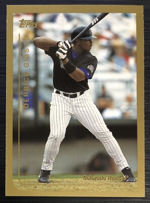 1999 Topps Baseball Card Derrick Gibson Colorado Rockies #392 Rookie RC ...